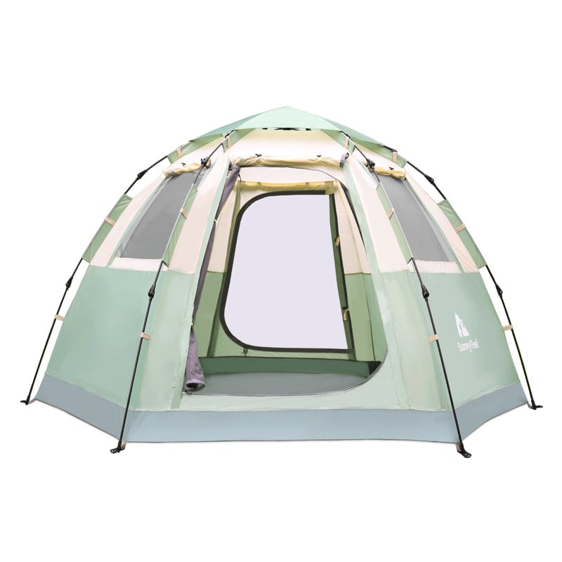 Hexagonal Tent Portable 3 Person Backpacking Tents with Instant Setup - CampGoose Find More ...